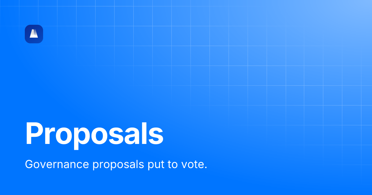 Proposals | Stronghold SHx